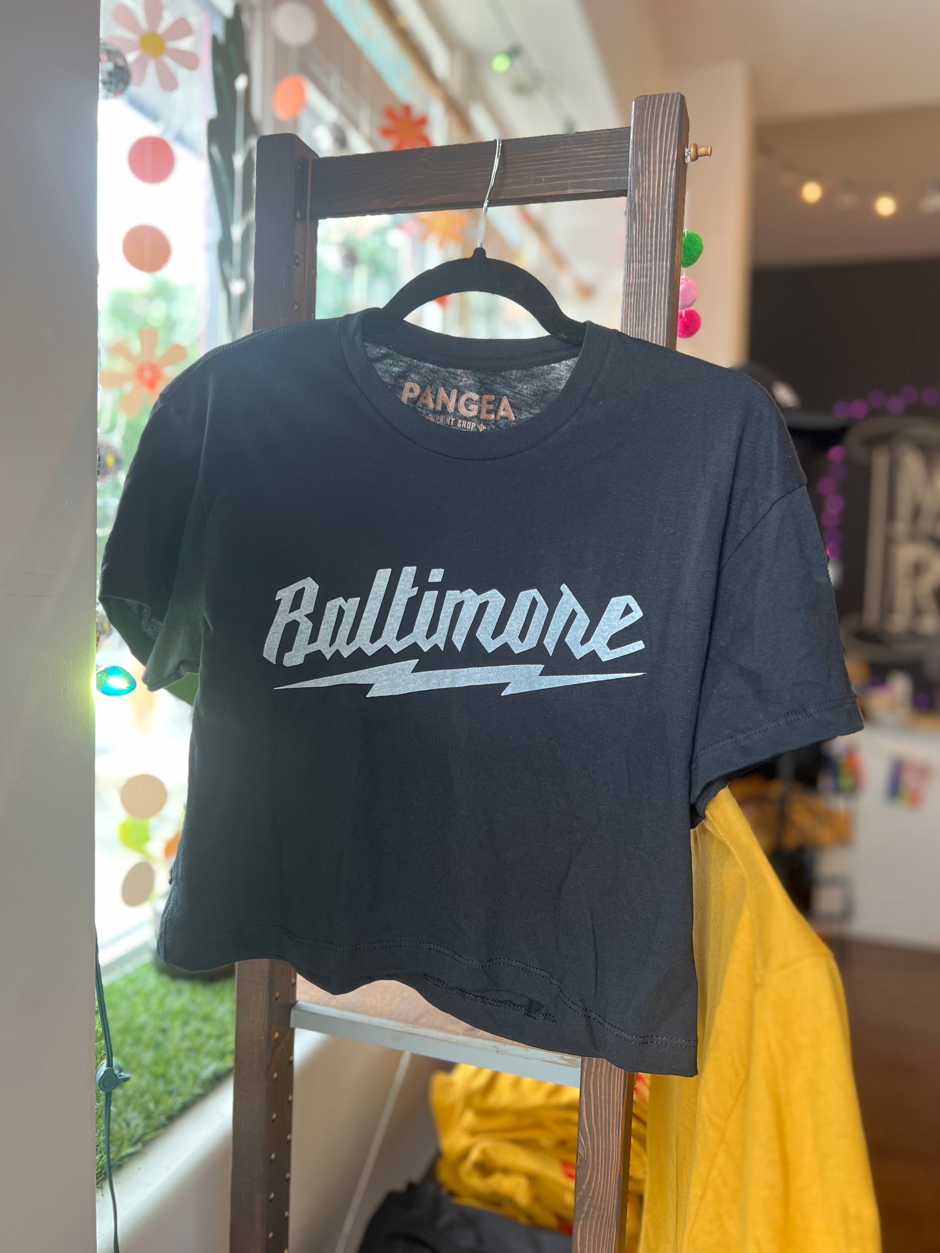 Black Baltimore Lightning Bolt Crop Top – Mount Royal Soap Co.