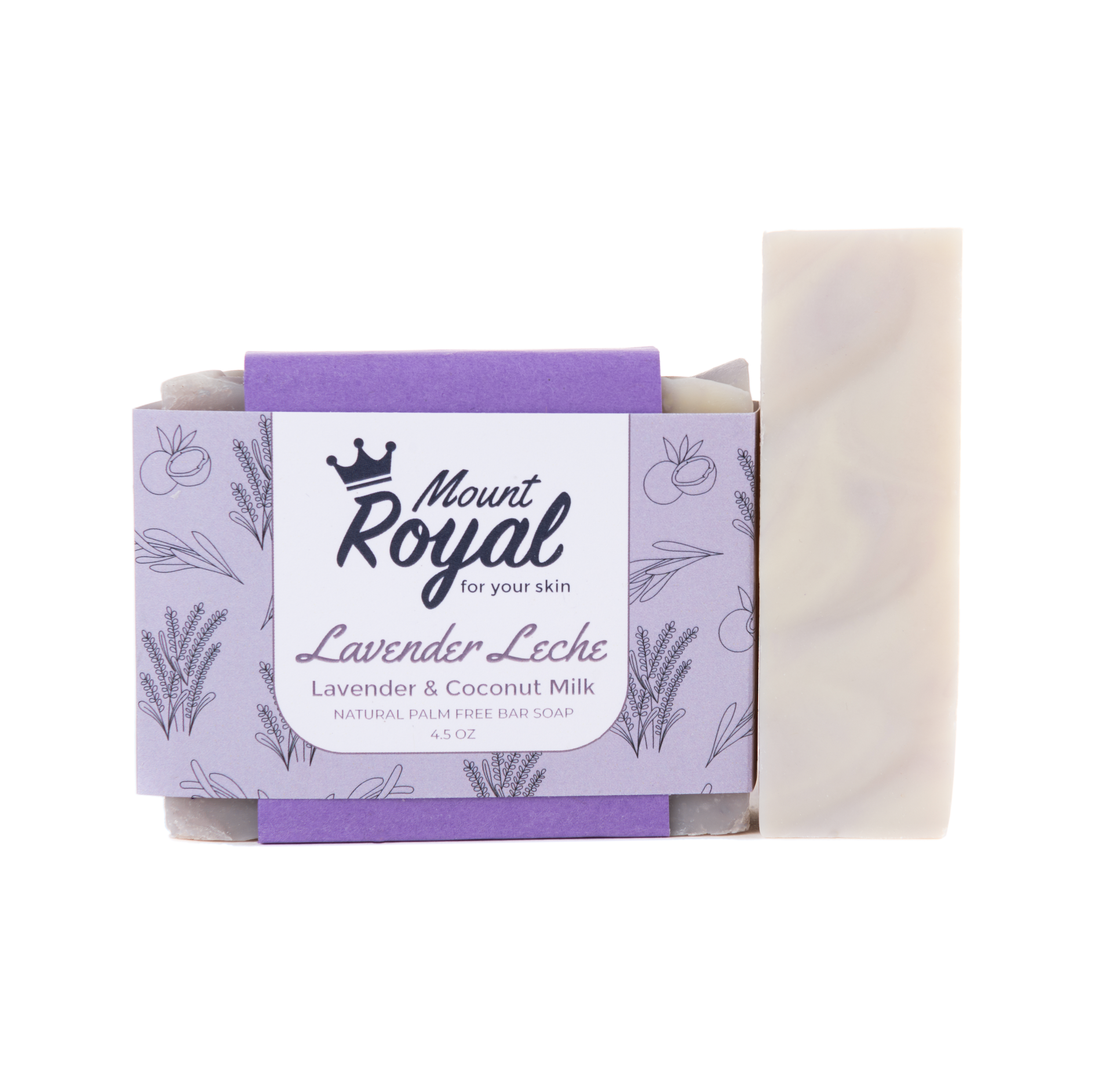 Lavender & Coconut Milk Bar - Mount Royal Soaps – Mount Royal Soap Co.